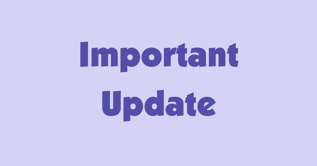 Important update from theFit Kidz Foundation - Stronger Together Foundation